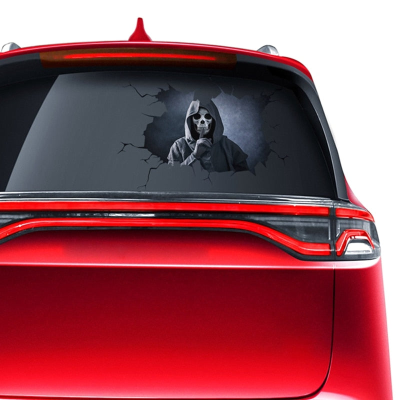 Skull Shhh Decals Sticker for Cars Home Decoration - Skull tees